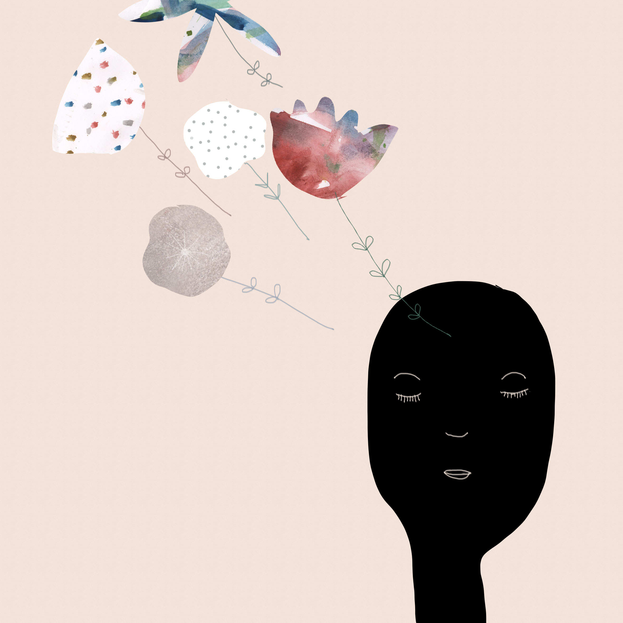 flowers – Illustrations by Jess Racklyeft